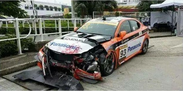 Lexus IS F CCS-R Crashed at Macau Grand Prix 2014 – ClubLexus